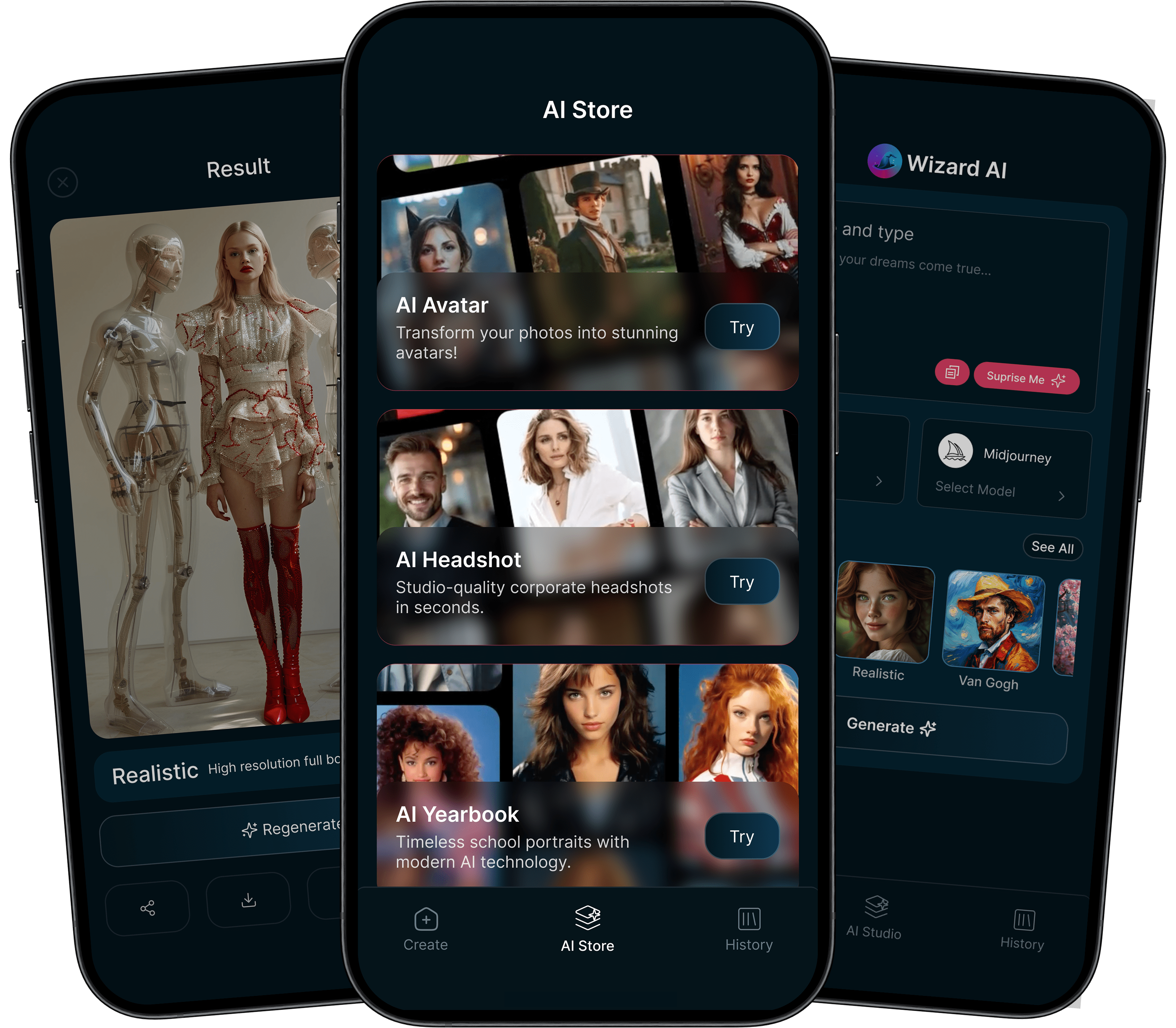 WizardAI | AI Image Generator